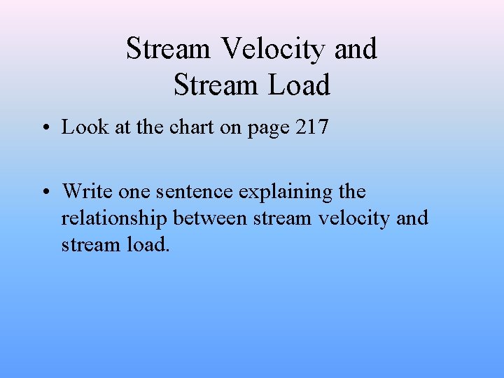Chapter 9 Surface Water Surface Water Movement Earths