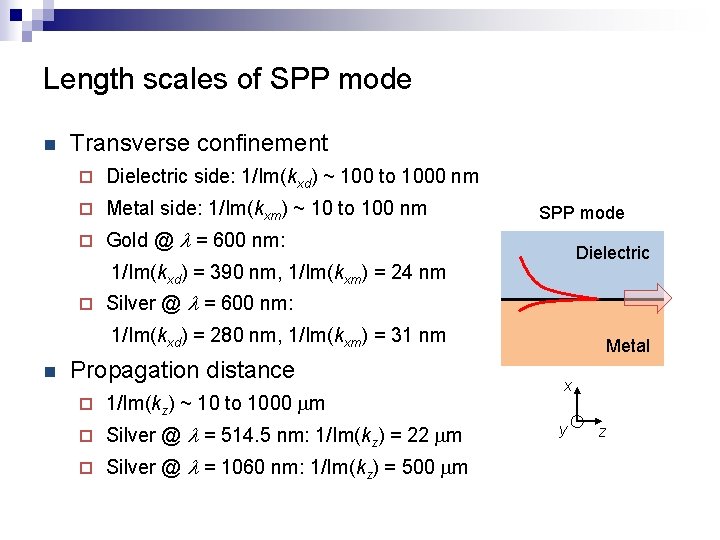MSEG 667 Nanophotonics Materials and Devices 6 Surface