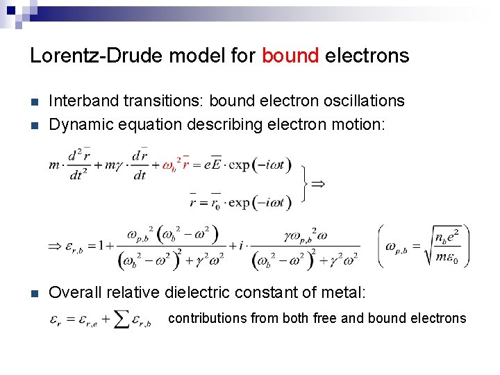 MSEG 667 Nanophotonics Materials and Devices 6 Surface