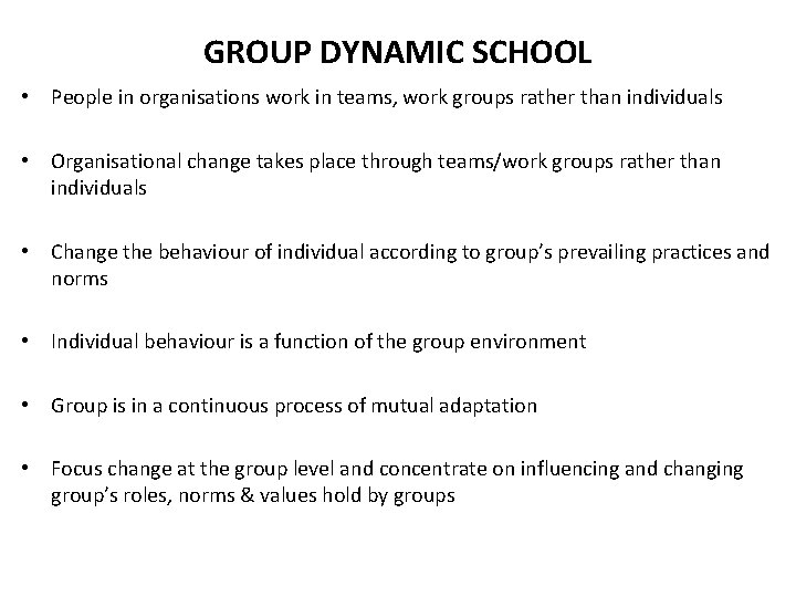 ORGANISATIONAL DEVELOPMENT AND CHANGE MANAGEMENT Burnes B 2009