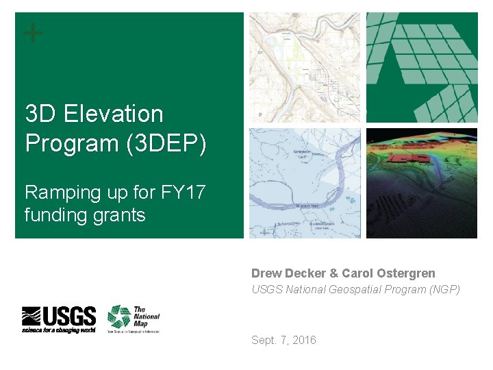 3 D Elevation Program 3 DEP Ramping up