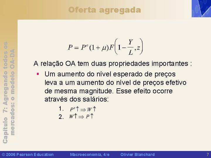 CAPTULO 7 Agregando todos os mercados o modelo