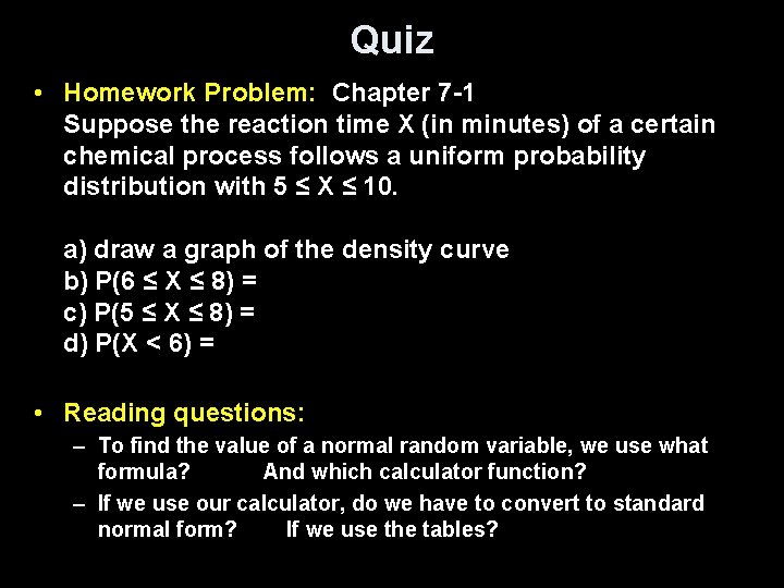 Lesson 7 3 Applications of the Normal Distribution