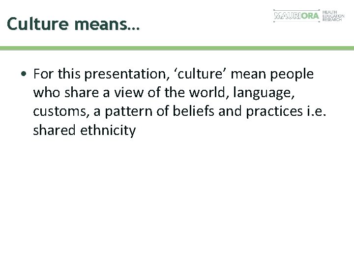 Mori Cultural Competency in Aotearoa NZ Indigenous Allied