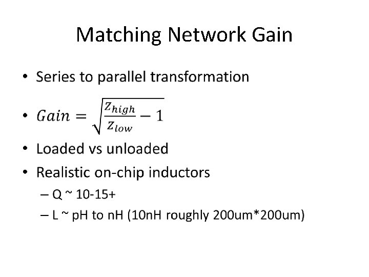 Circuits from RF to Bits EE 194 Brad