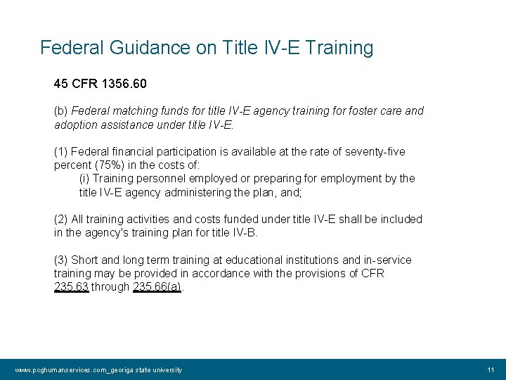 Managing Title IVE Claiming Practices Kay Casey Deborah