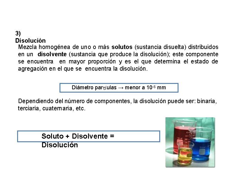 UNIDAD II DISOLUCIONES QUMICAS 4 AO MEDIO ELECTIVO