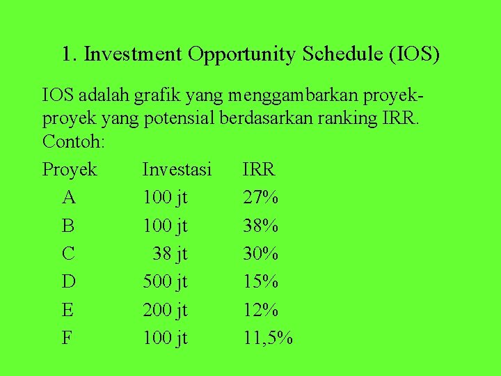 Pertemuan Ke4 Anggaran Modal Optimal Anggaran Modal Optimal