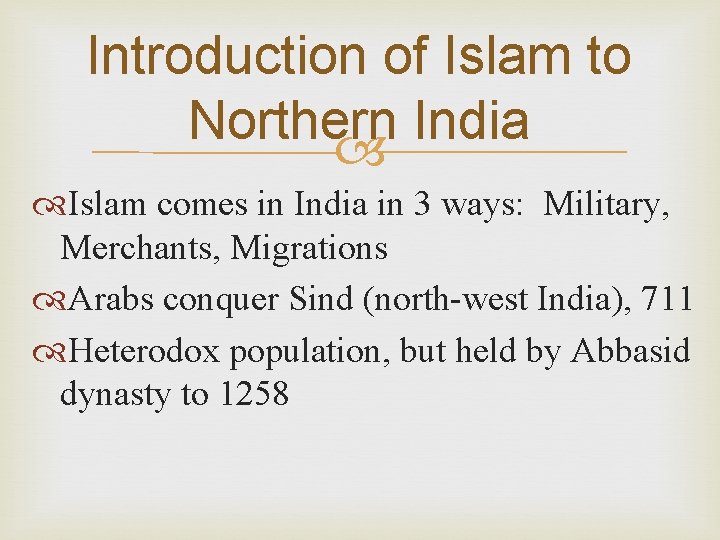 India and the Indian Ocean Basin Chapter 16