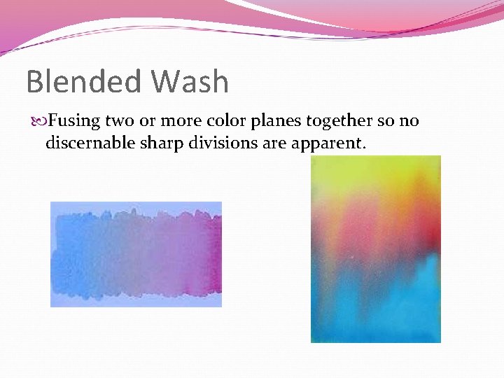 Water Colour Unit Vocabulary Watercolour Painting in pigments