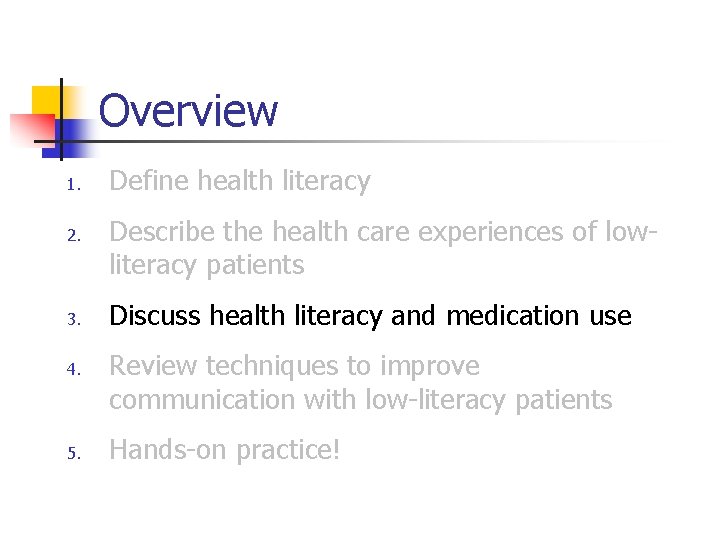Strategies to Improve Communication Between Pharmacists and Patients