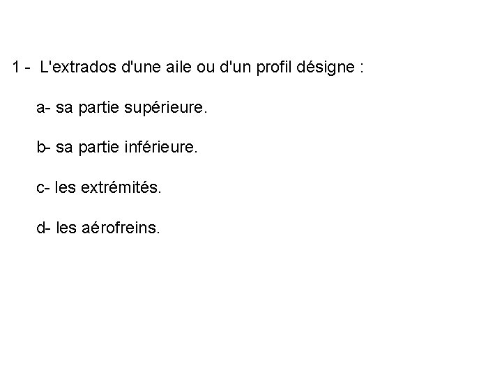 Examen Blanc Arodynamique et mcanique du vol 1