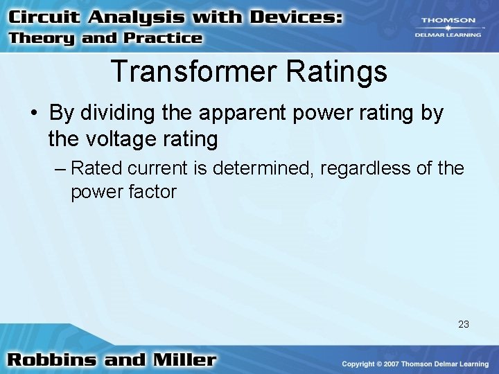Chapter 23 Transformers and Coupled Circuits Transformer Construction
