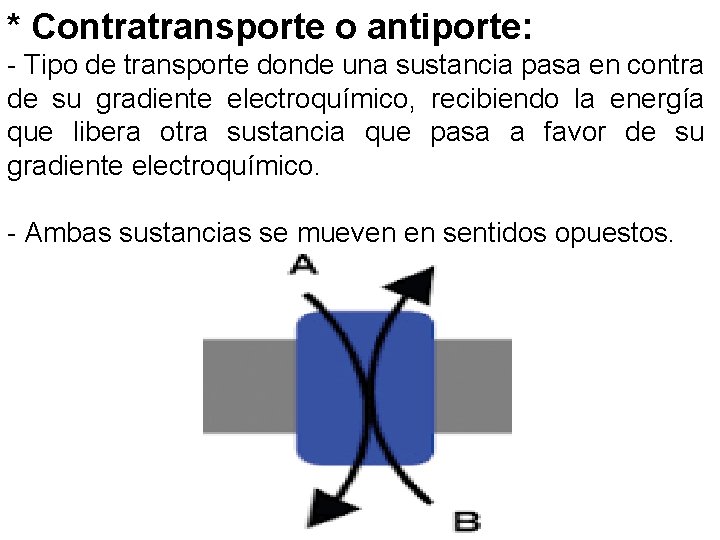 MECANISMOS DE TRANSPORTE A TRAVS DE LA MEMBRANA