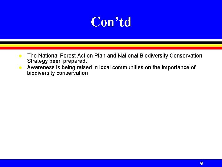 Integrating Biodiversity Conservation Into Impact Assessment The Experience