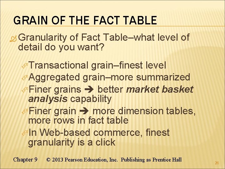 CHAPTER 9 DATA WAREHOUSING Modern Database Management 11