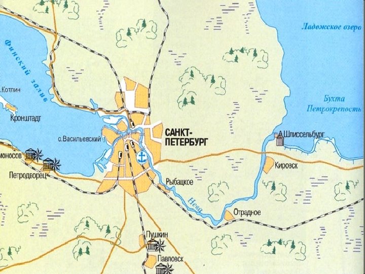 A TRAVELLING THROUGH THE NEVA RIVER THE ROUTE