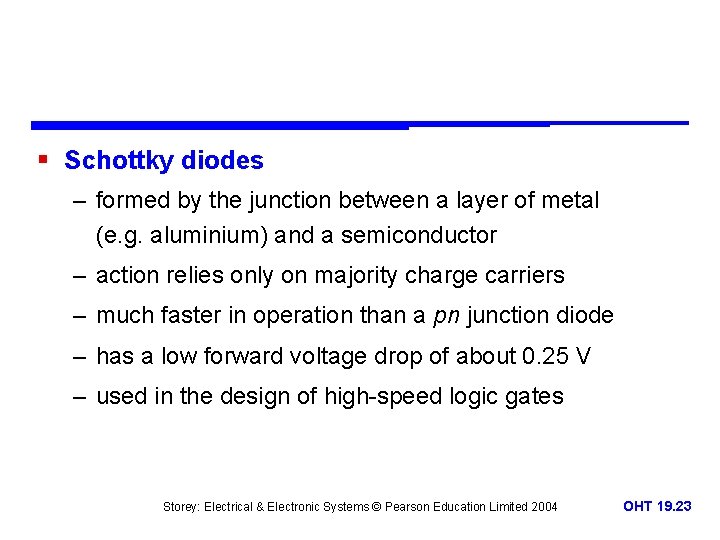Semiconductor Diodes Chapter 19 Introduction Diodes Electrical Properties