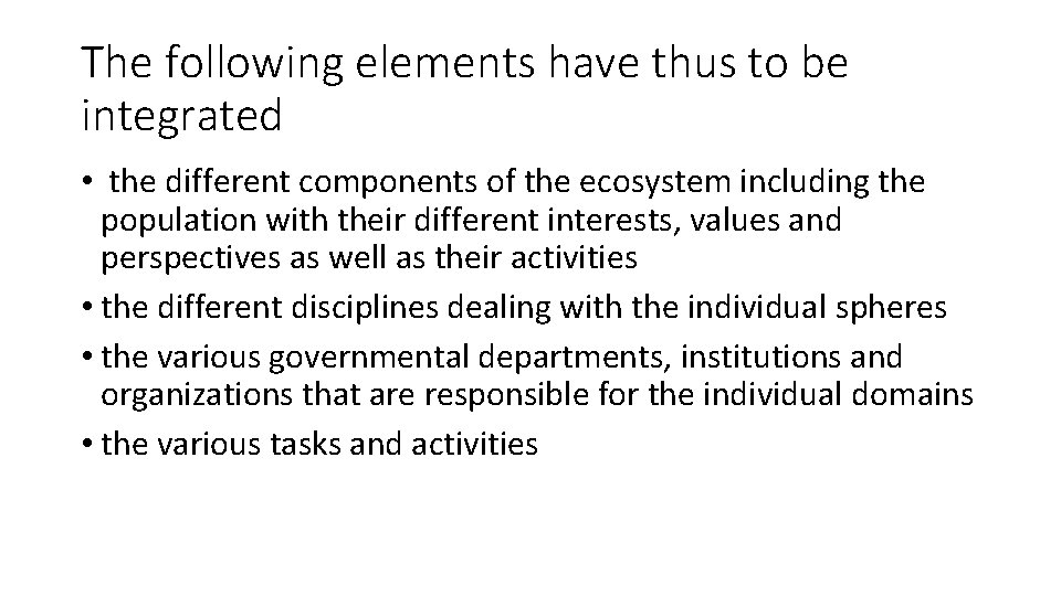 Lecture 04 NATURAL RESOURCE PLANNING AND MANAGEMENT Dr