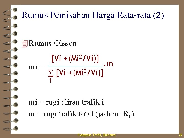 Trafik Luap Overflow Traffic Rekayasa Trafik Sukiswo sukiswokyahoo