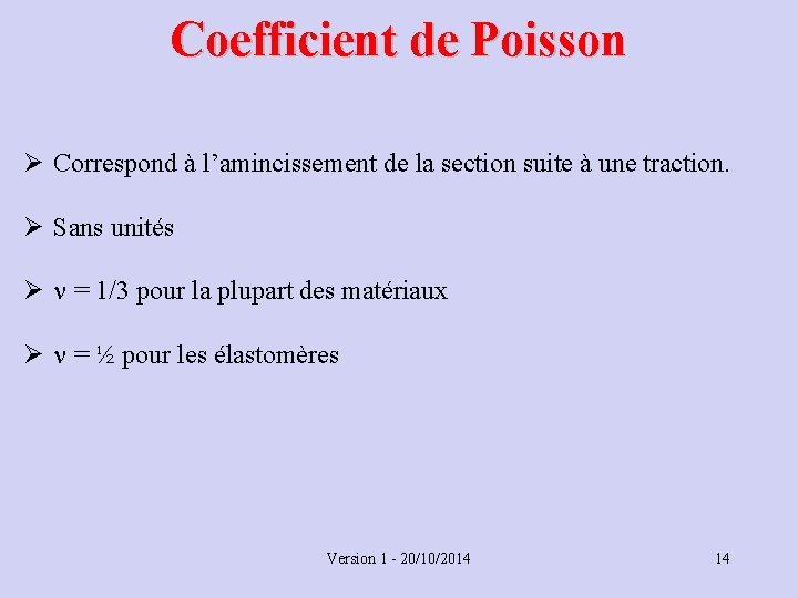 Chapitre 3 Proprits mcaniques Plan du chapitre Mcanique