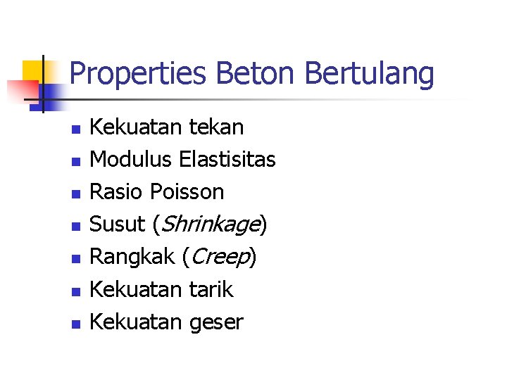 Bab VI Perencanaan Struktur Beton Bertulang Beton dan