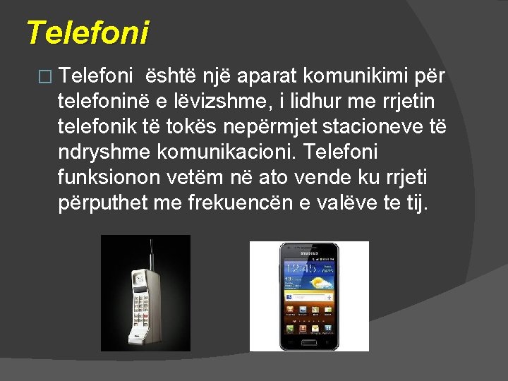 Punim Seminarik Lnda Informatik Tema Historia e Telefonit