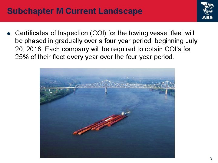 46 CFR Subchapter M Compliance Options TSMS Process