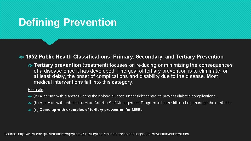 The Scope of Prevention PSY 372 Developmental Psychology