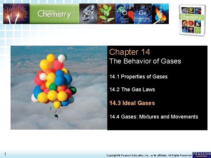 14 3 Ideal Gases Chapter 14 The Behavior