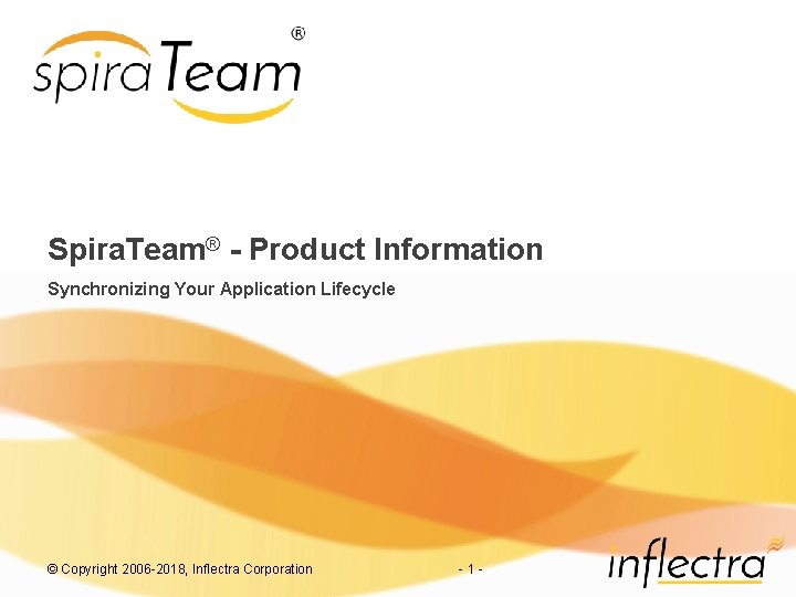 Spira Team Product Information Synchronizing Your Application Lifecycle