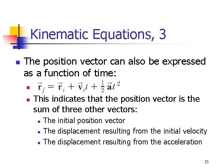 Chapter 4 Motion in Two Dimensions 1 Motion