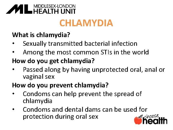 Adapted from Puberty Understanding Sexually Transmitted Infections ...