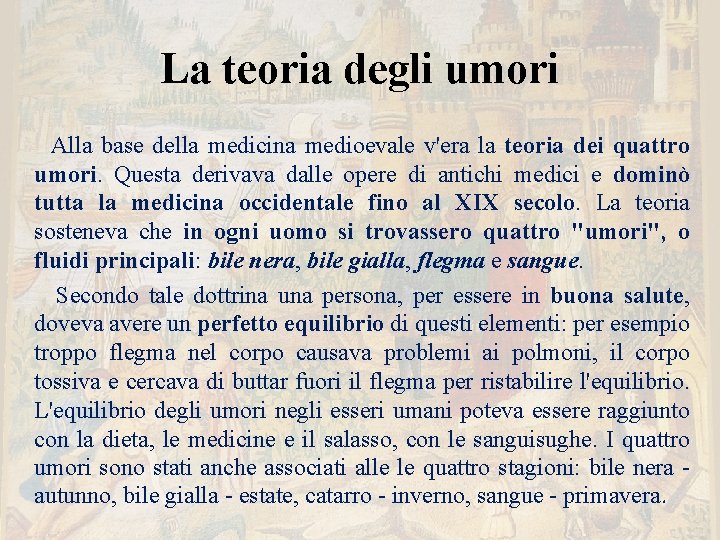 Medicina nel Medioevo Antonini Francesco Restelli Giulio Sica