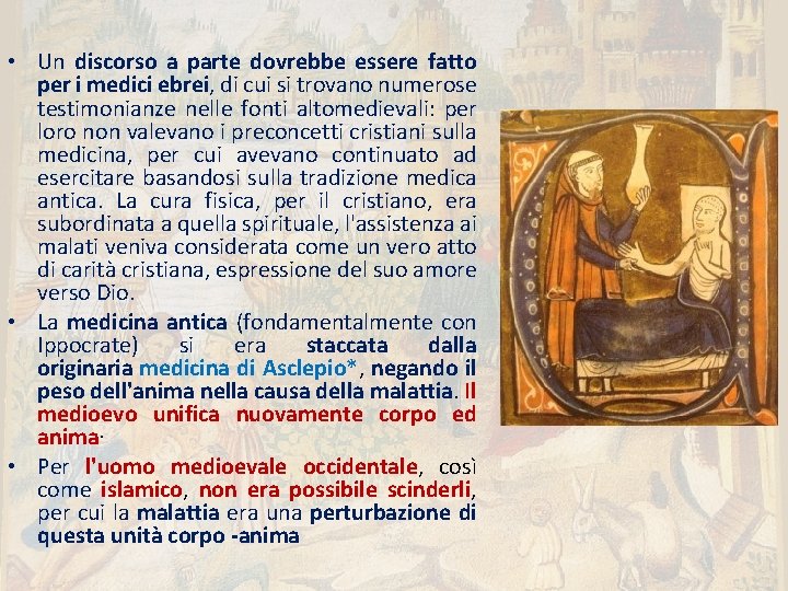 Medicina nel Medioevo Antonini Francesco Restelli Giulio Sica