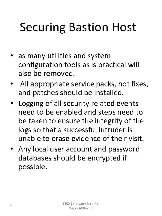 Firewall 2 Essential Network Security Book Slides 1