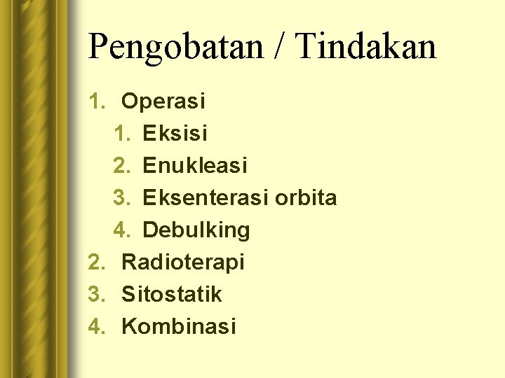 TUMOR dr Ardizal Rahman Sp MK Tumor Palpebra