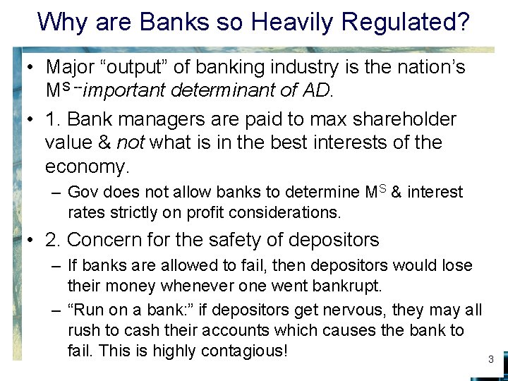 Lecture 10 Money and the Banking System Monetary