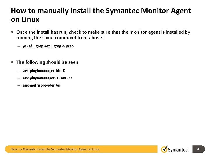 How to Manually Install and Test the Monitor
