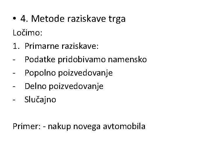 KOMERCIALNO POSLOVANJE 2 Vsebinski sklop Trno komuniciranje Nataa