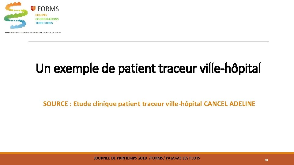Le patient traceur en soins de ville support
