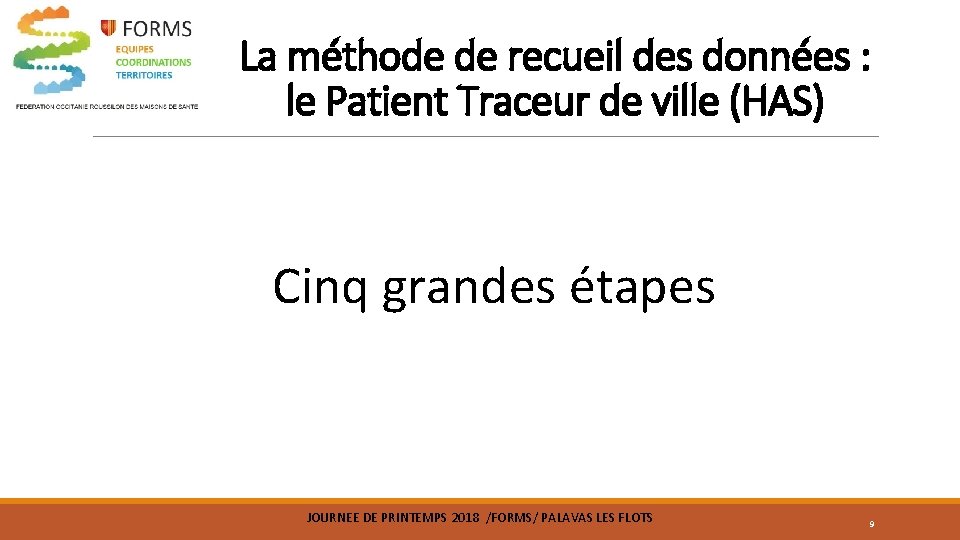 Le patient traceur en soins de ville support