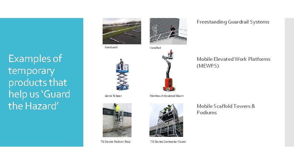 Working at Height from Ladders Steps A Toolbox