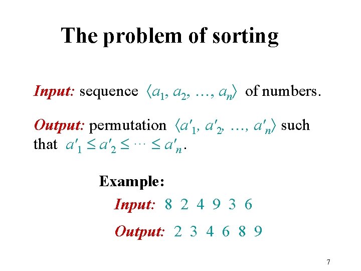 Introduction to Algorithms 6 046 J Lecture 1