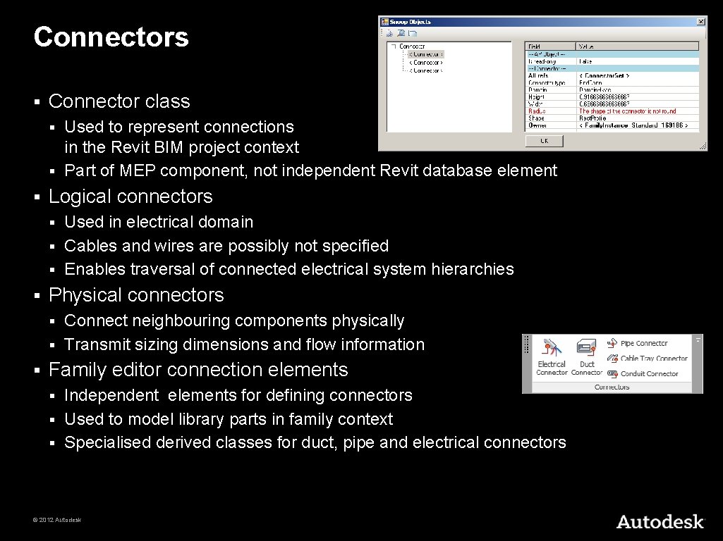 The Revit MEP API Jeremy Tammik Principal Developer