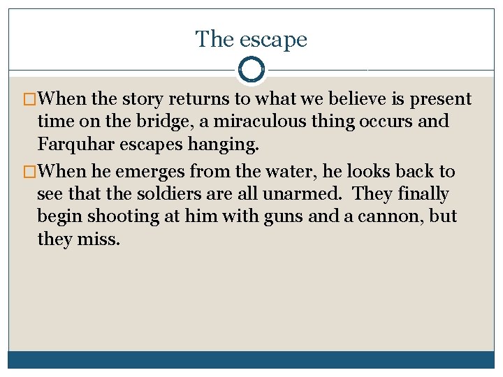 Owl Creek and Letter to Sarah Ballou REVIEW