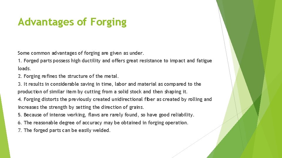 Forging Rolling Defects their remedies Applications OPEN DIE