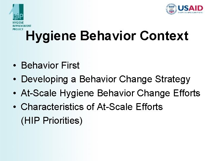 New Approaches in Environmental Health The Hygiene Improvement