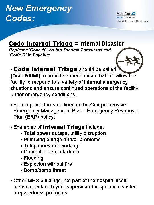 Standardization of Emergency Code Calls in Washington and