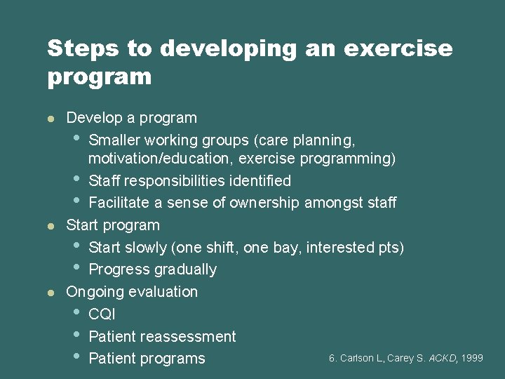 Exercise for Dialysis Patients Amanda Newberry M Ed